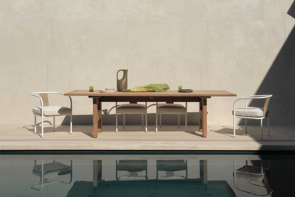 Outdoor Johnny Rectangular Dining Table – MCM House